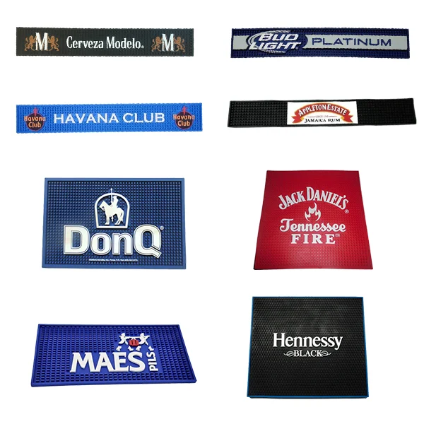 Beer Drinking Non-slip Eco Rubber Soft Pvc Bar Accessories Custom Logo ...