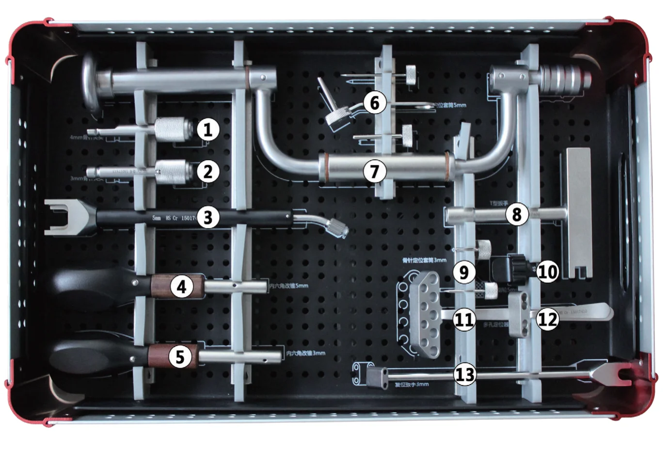 KyrenMed 14PCS External Fixator Instrument Kit Orthopedic Instrument ...
