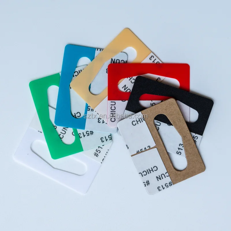 Hot Design Custom Sticky Disposable Recycle Cardboard Hang Tabs For ...