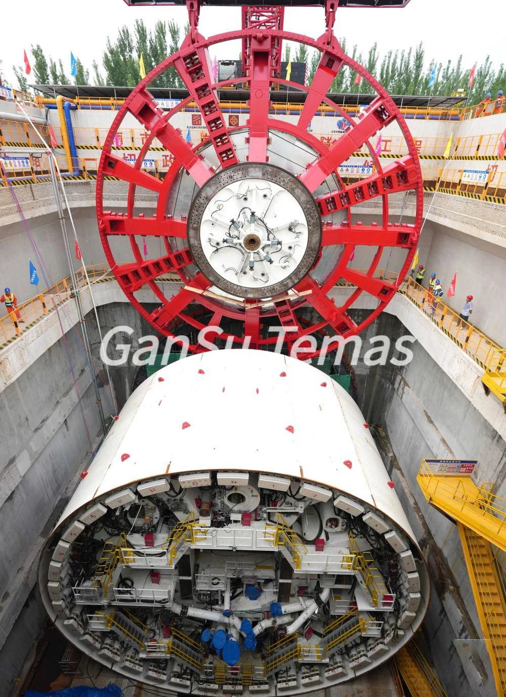TBM Subway and Highway Tunnel Construction Used Tunnel Boring Machine ...