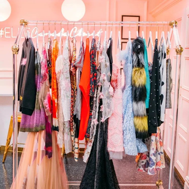 Eco-friendly Acrylic Clothing Racks - Free Standing & Customizable