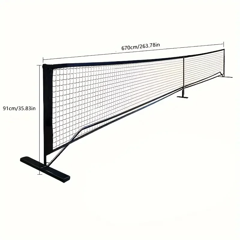 Mozkuib Folding Pickleball Net - Portable & Durable