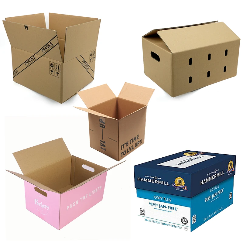 Custom Ship Carton Folding Recycle Eco Friendly Carton Carton Box ...