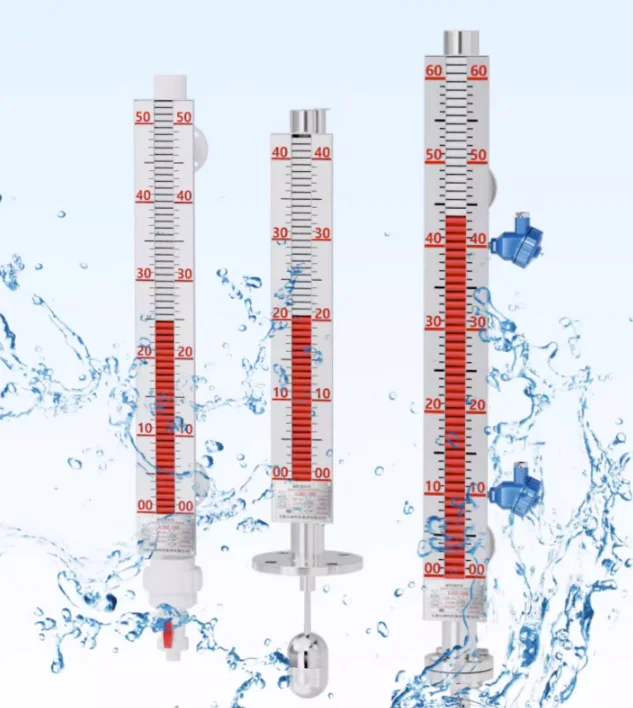 Explosion-proof Magnetic Flap Level Gauge Sensor 1m 2m 3m GlassTube ...