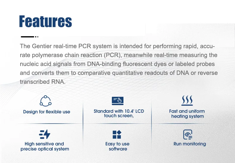 Dyes FAM SYBR Green VIC JOE HEX TET Cy5 LIZ ROX for 6 Channels Real ...
