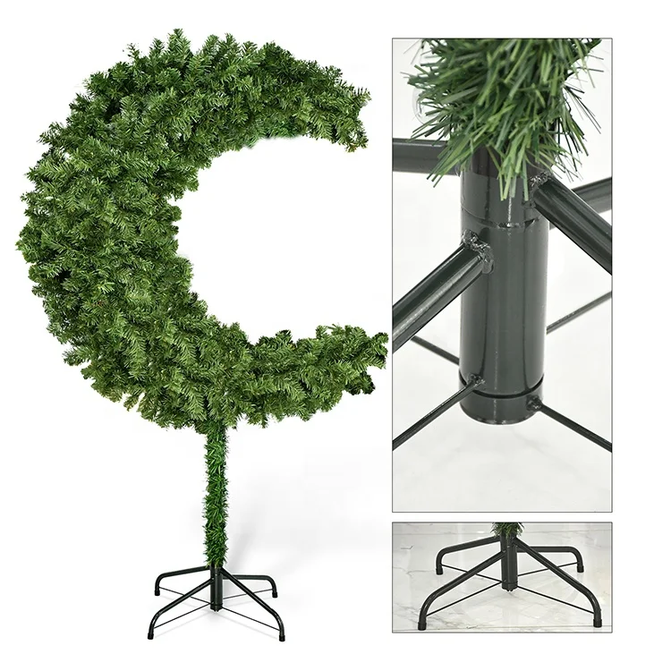 Green White Ramadan Moon Tree for Eid Decoration & Christmas ODM