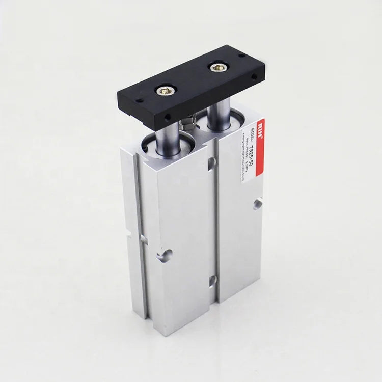 RIH pneumatic TN series cylinder guide double-shaft twin-rod air ...