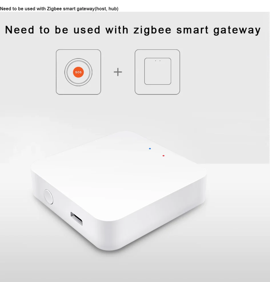 Tuya ZigBee Mini SOS Panic Button Wireless Emergency Personal Alarm for ...