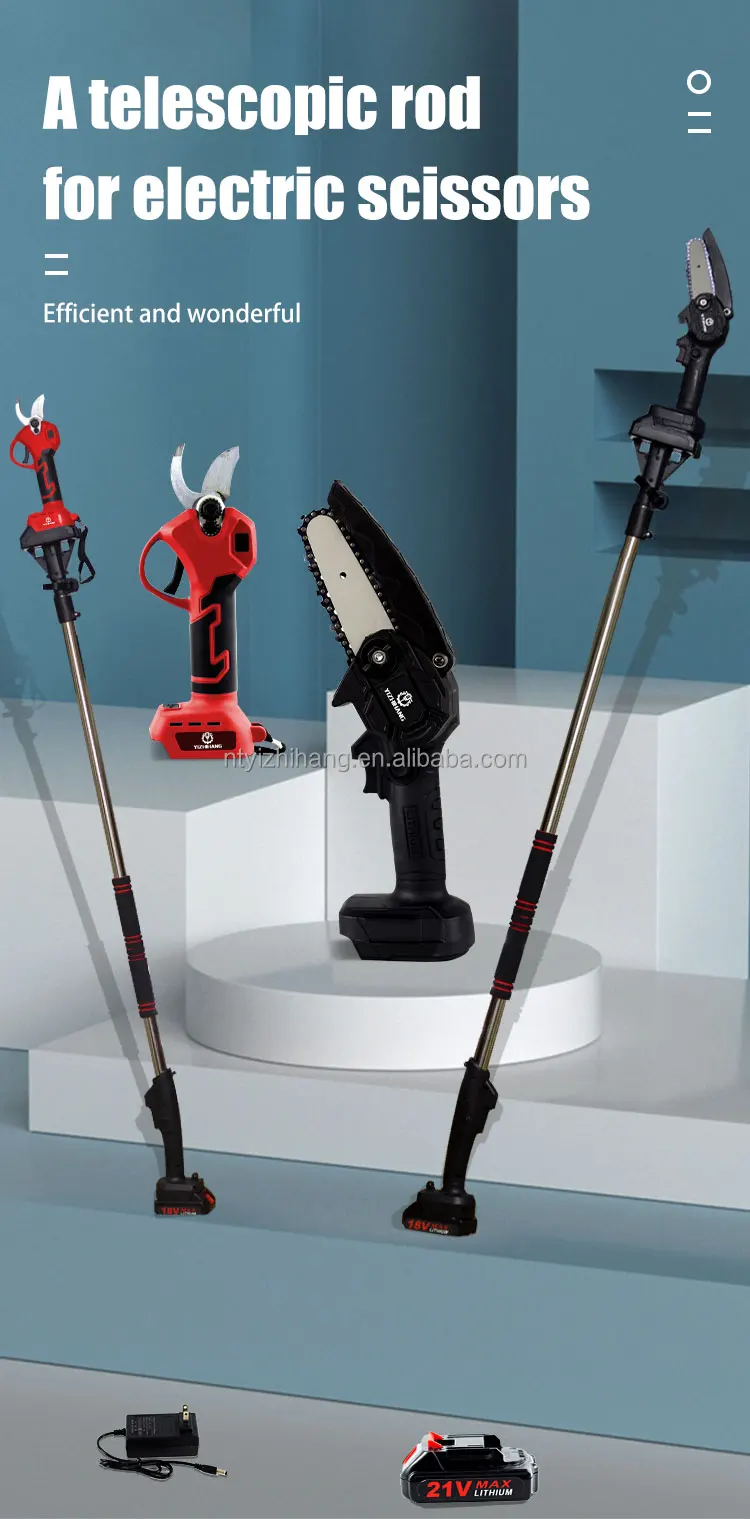 Aps44 Cordless Electric Pruning Shears & Telescopic Tree Pruner - Oem