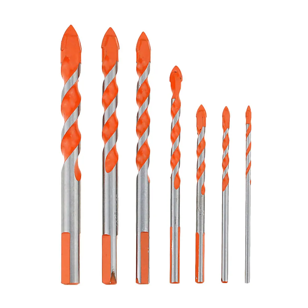 Multifunctional Triangular Drill Bit 1/7pcs 3-12mm Glass Concrete ...