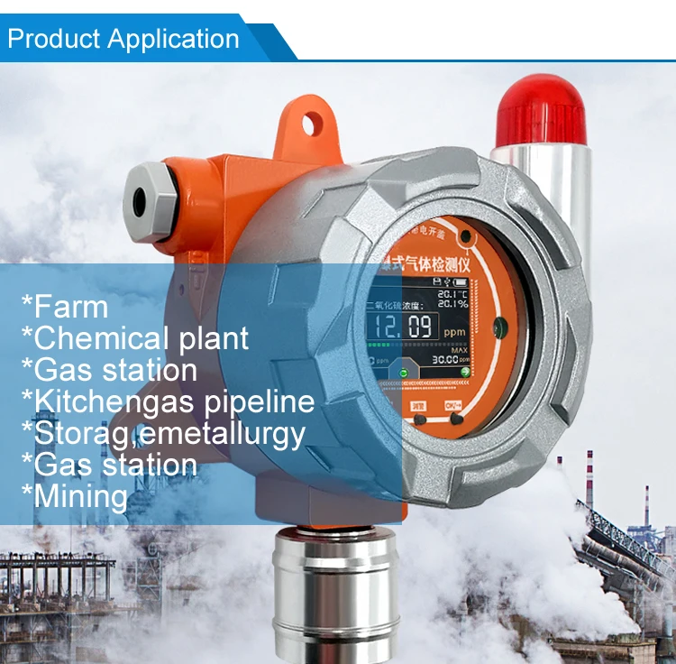 SENTEC Gas Sensor - Multi-Gas Detector with Custom Support