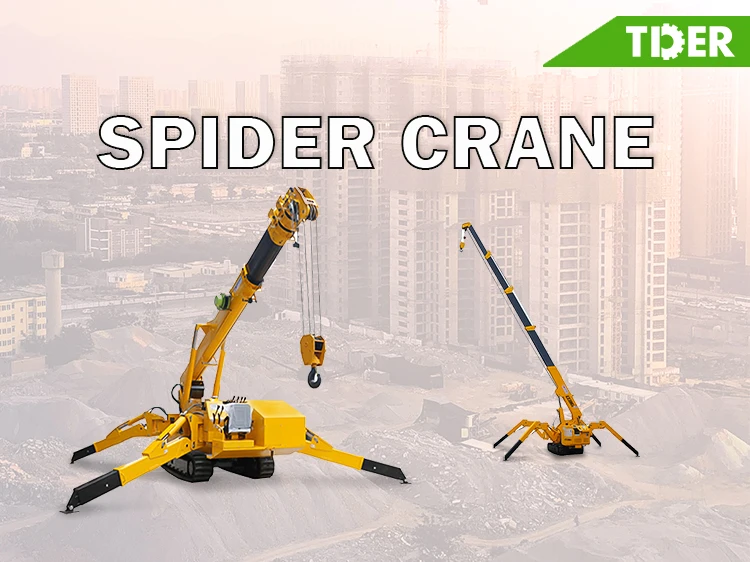 TDER Spider Crane 3 Ton - Efficient Crawler Crane Solutions