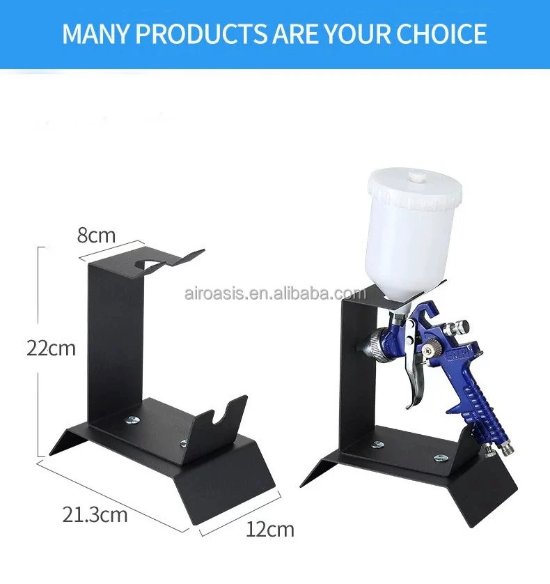 Paint Spray Gun Holder/feed Paint Gun Stand Wall Mount Gravity Spray ...