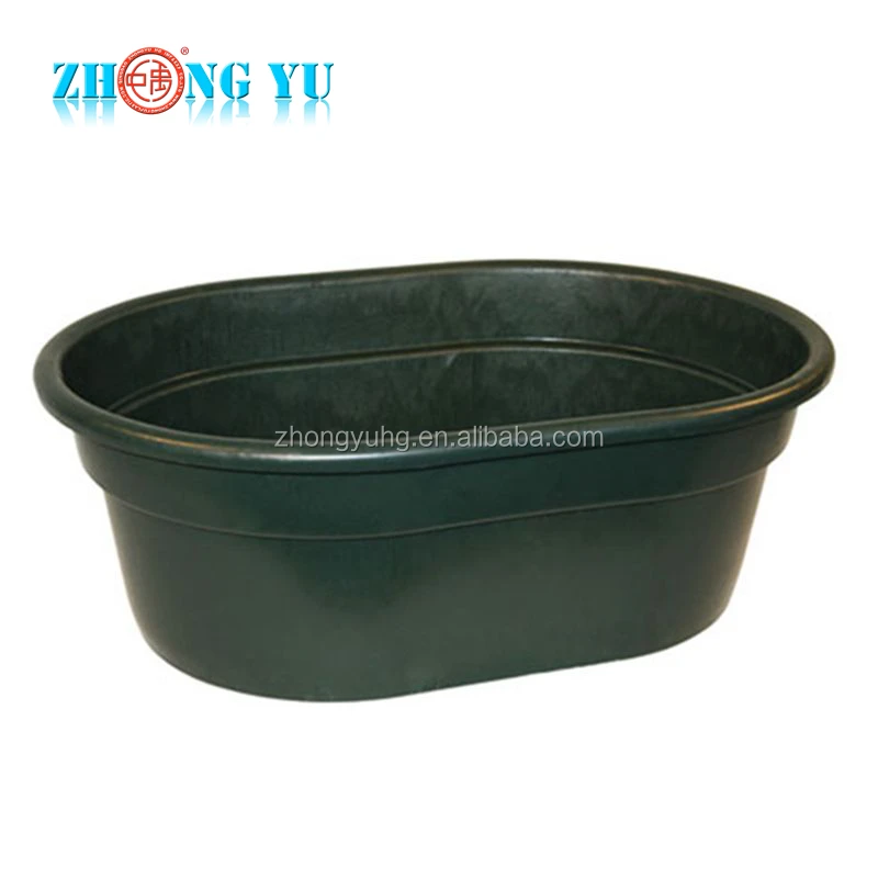 Animal Farm Livestock Outdoor Trough Feeder Bucket Water Feed Storage ...