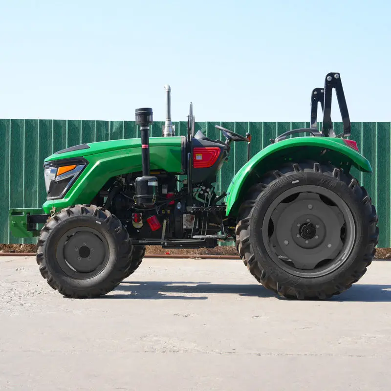 Compact 4WD 50HP100HP agricultural 4 wheel tractor mini 4x4 with core ...