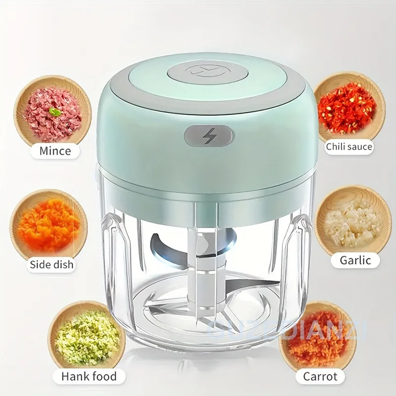 Garlic Smasher - Portable Food Grade Electric Mini Chopper