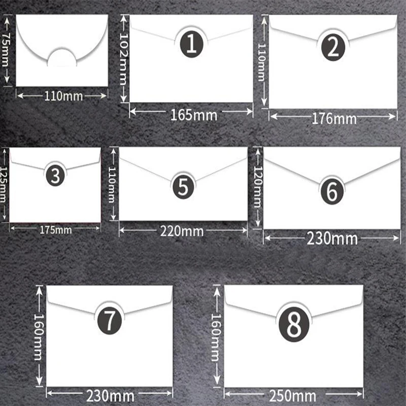 Custom Printed Logo High Grade Luxurious Envelopes Velvet Envelopes for ...