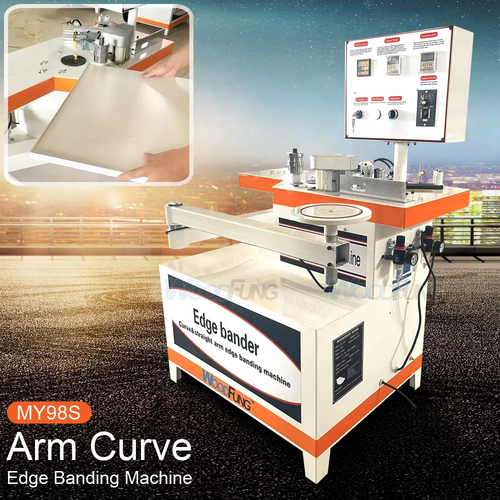 New Design Mdf Manual Curve Hand Held Edge Banding Machinery With Arm ...