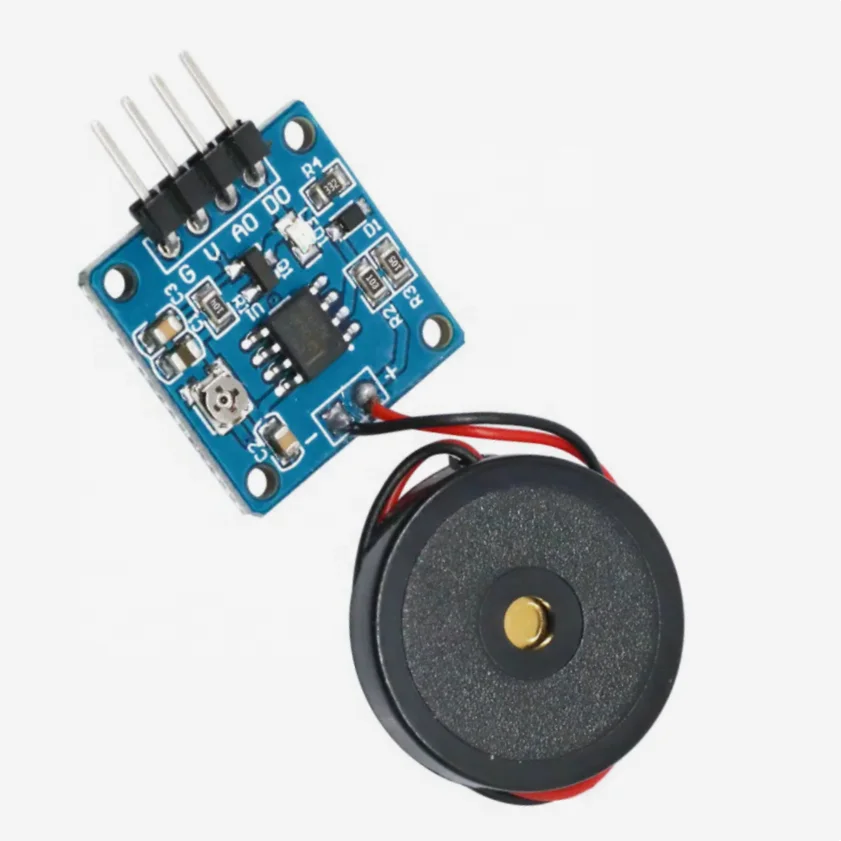 Piezoelectric Shock Tap Sensor Vibration Switch Module Piezoelectric ...