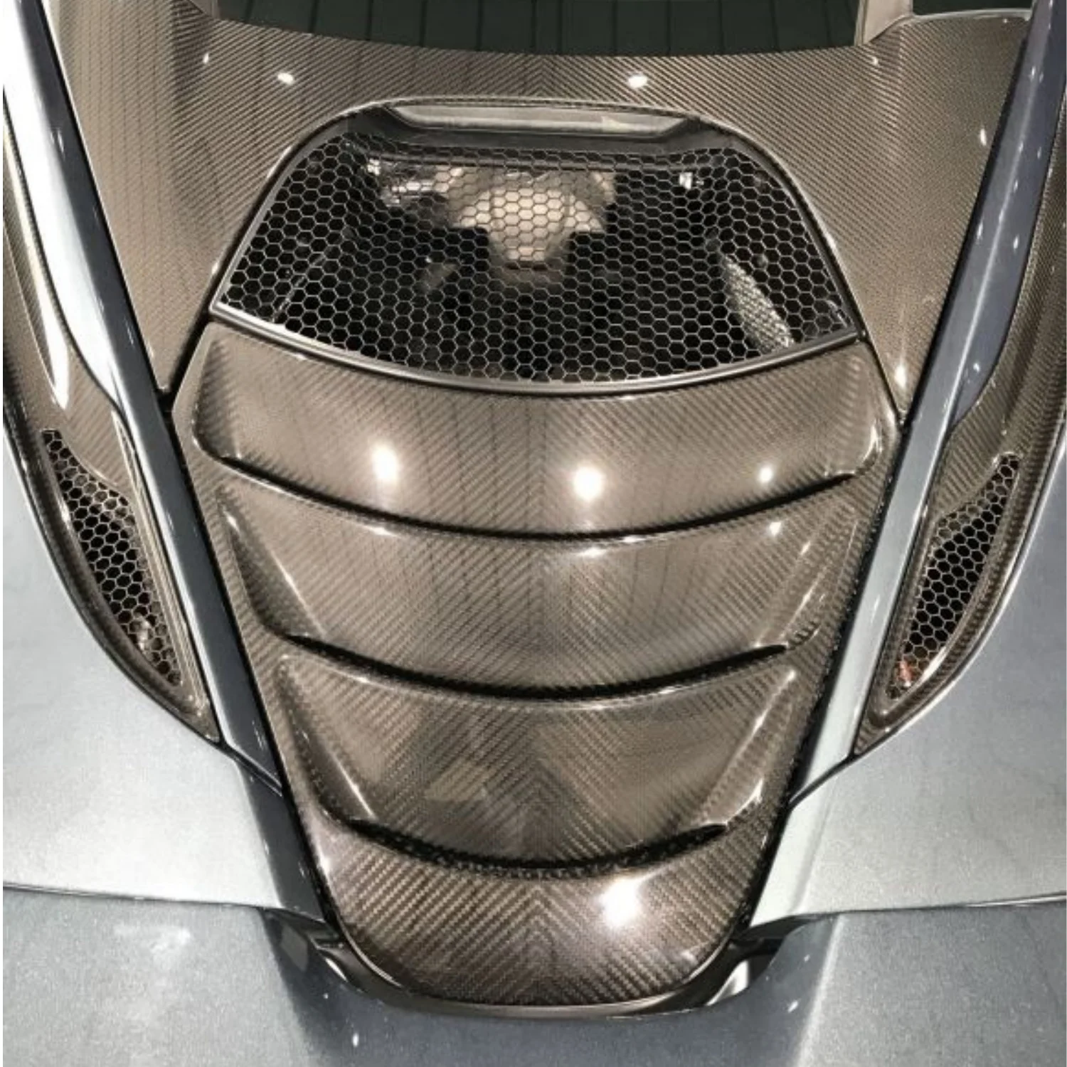 High Quality Automotive Replacement Dry Carbon Material Engine Hood ...