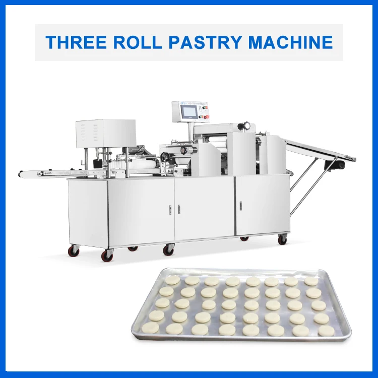 Chinese Puff Pastry Sheet Machine With Ce Approved/three Roll Pastry ...