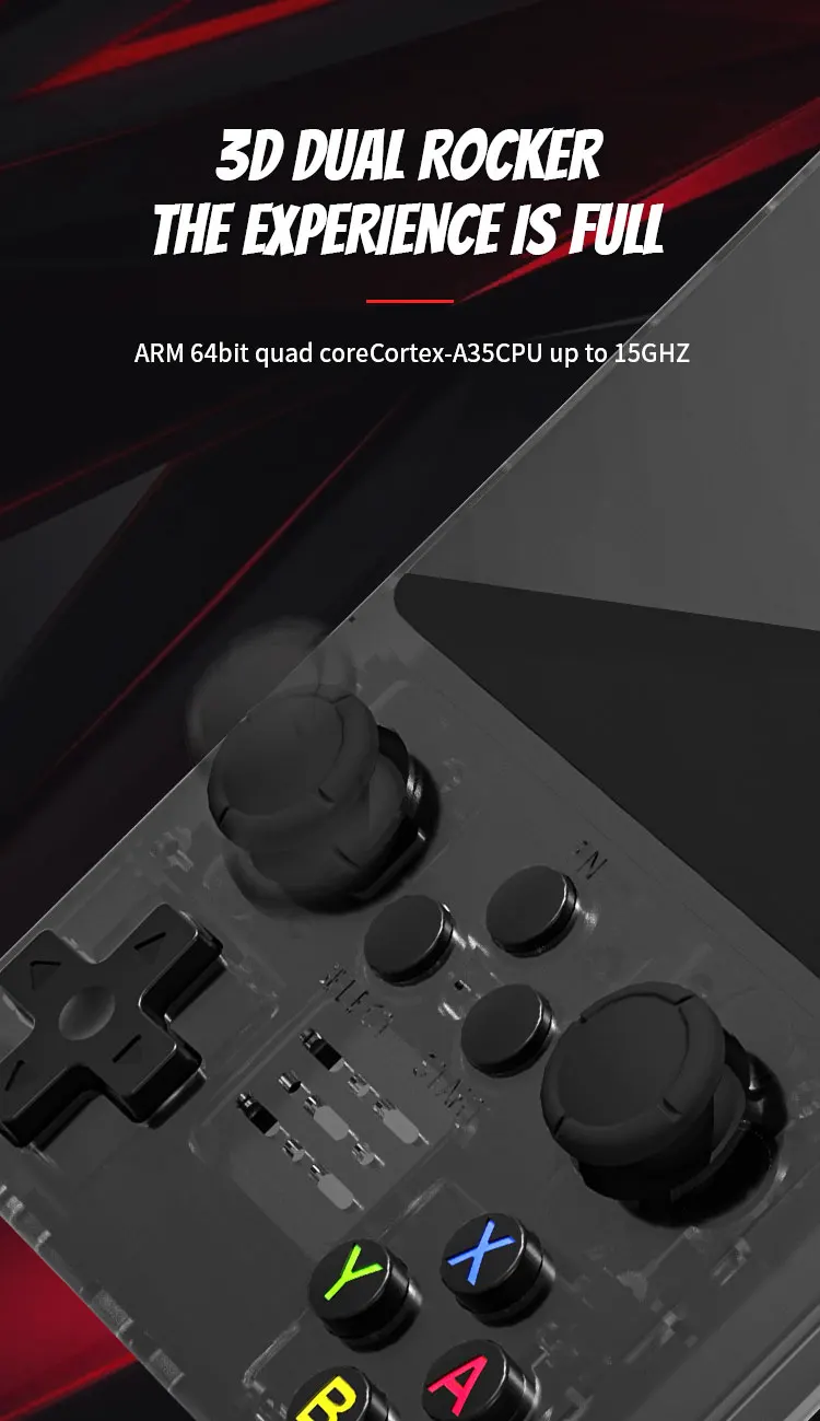 Portable Retro Handheld R35s Game Console Handheld With 3.5-inch Ips ...