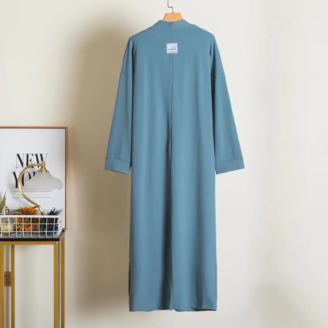 Arab Robe Dubai Ramadan Muslim Hijab Dress Kaftan Bubble Satin Abayas ...