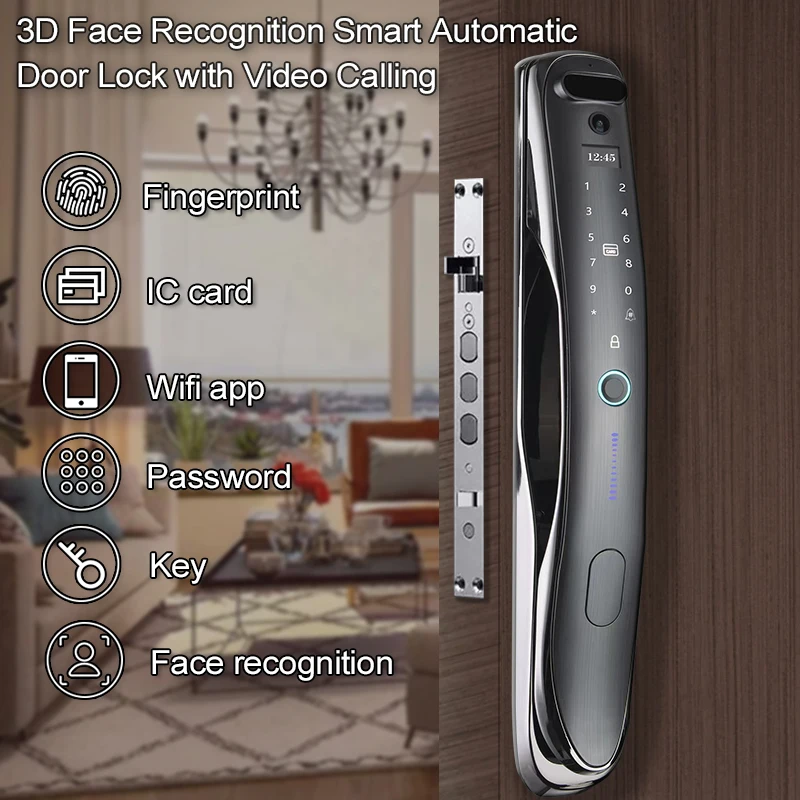 Fully Automatic Camera S931max 3d Face Recognition Wifi Door Lock ...