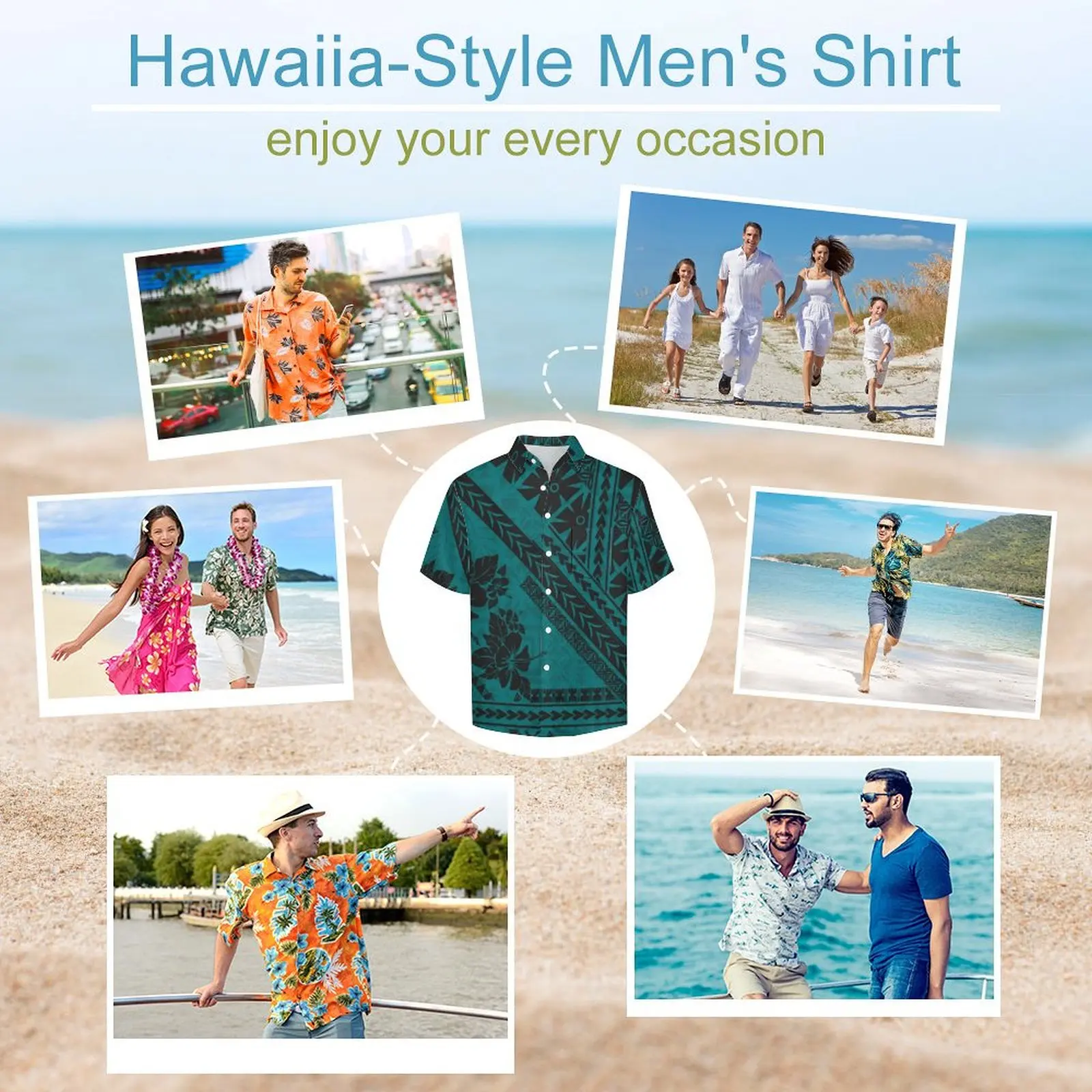 Polynesian Tribal Clothing Tapa Masi Clothes Print Custom Hawaiian ...