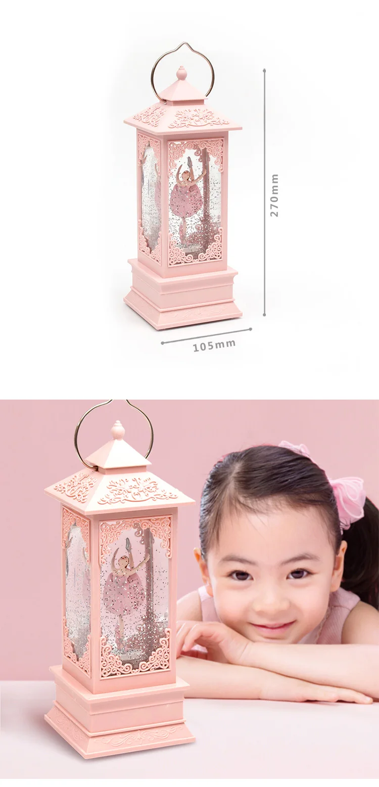 Hot Sale Foot Lift Ballet Lantern Music Box Handmade Gift For ...
