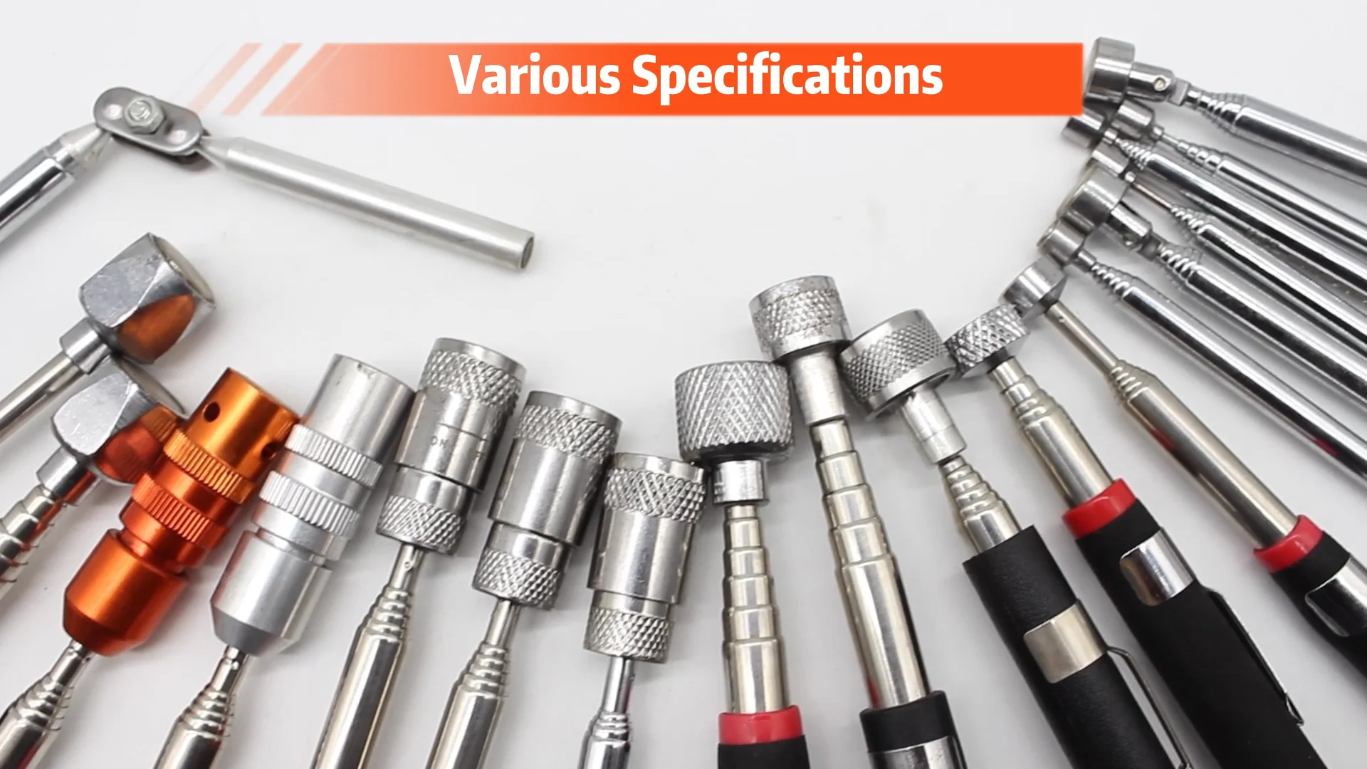 Car Repair Telescoping Inspection Mirror Magnetic Pick-up Tool With Led ...