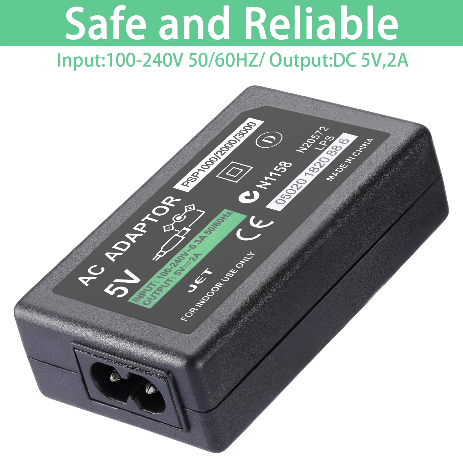 EU US Version Charging Cable for PSP 1000 Charger Home Wall AC Adapter ...