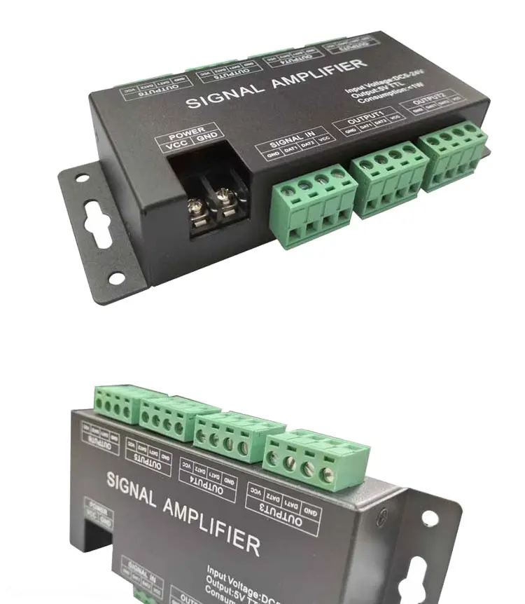 5v-24v Sp901e 5v-ttl Signal Double Signal Dream Magic Color Led Spi ...