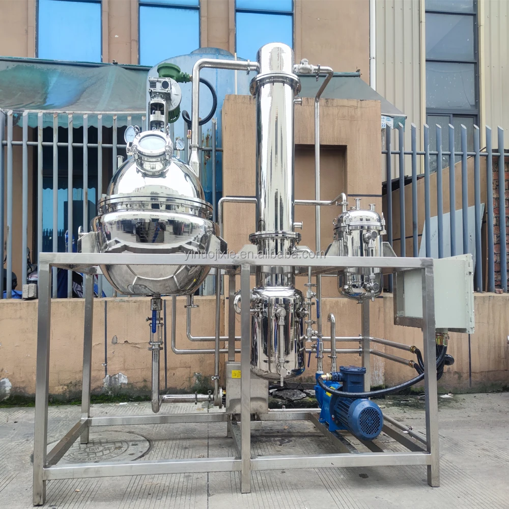 50L 100L Pilot Scale Scraped Evaporator for R&D and Small Batch ...
