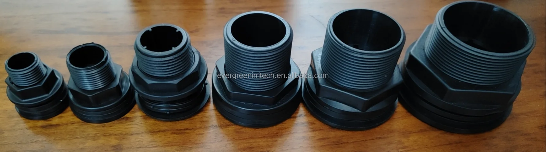 PP Bulkhead Fitting for Water Tank - Durable & Versatile