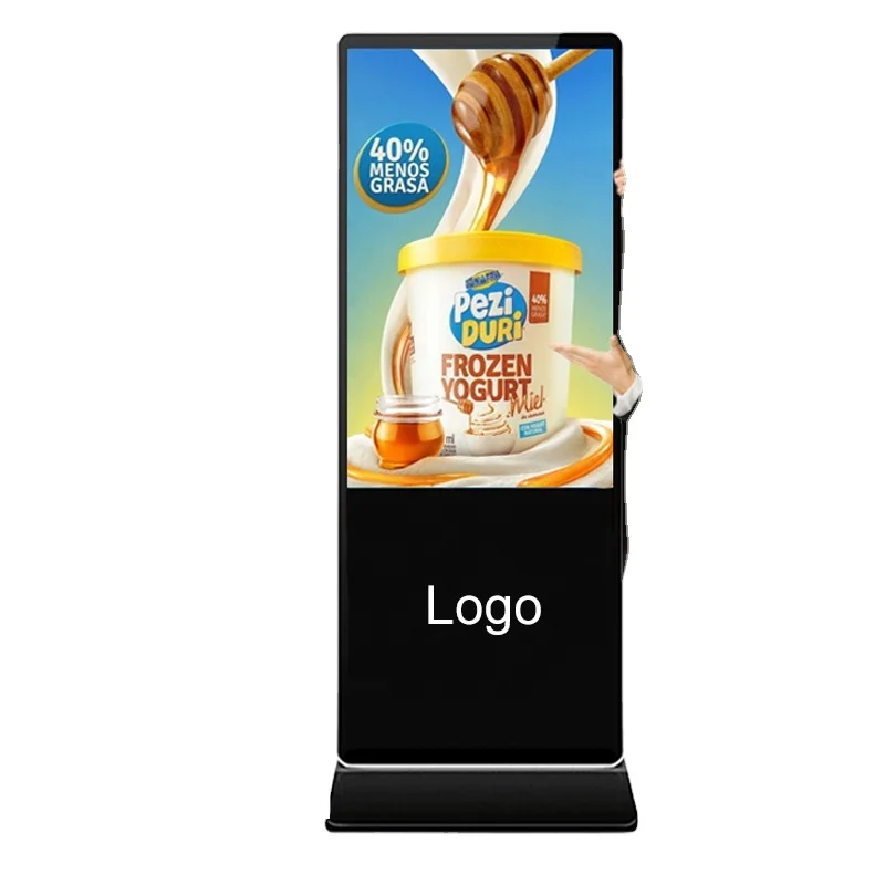 43 Inch Floor Standing Totem Kiosk Touch Screen Wifi Free Standing ...
