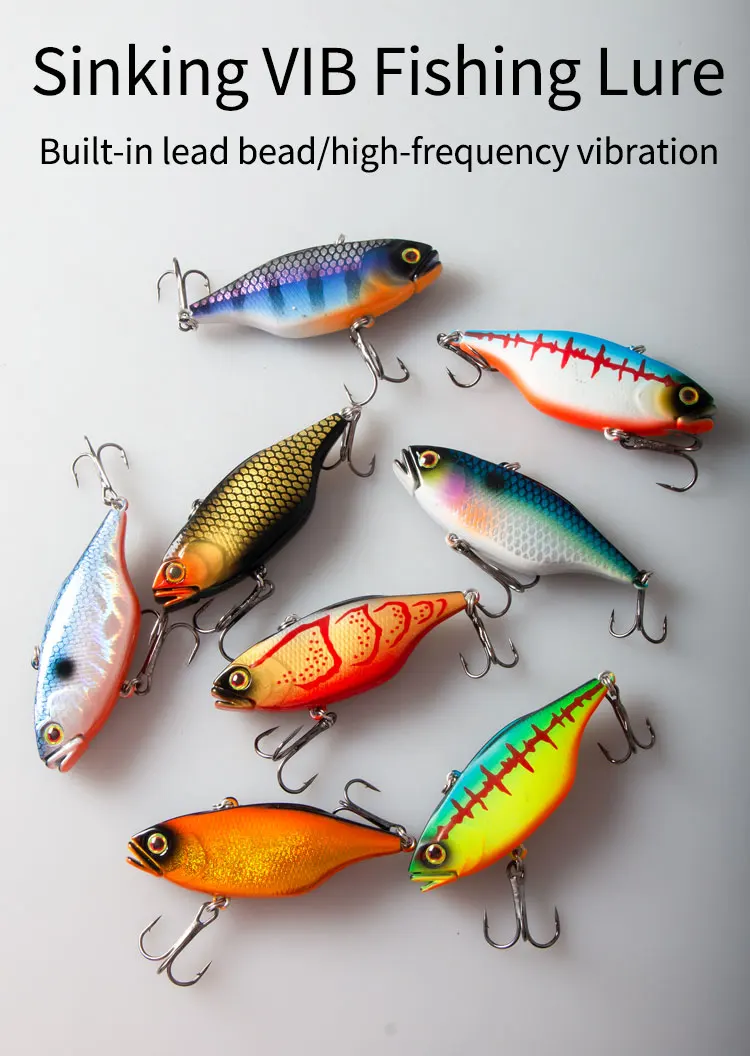 Japan JACKALL TN Vibration 60 - Rattle VIB Lures for Sea Fishing