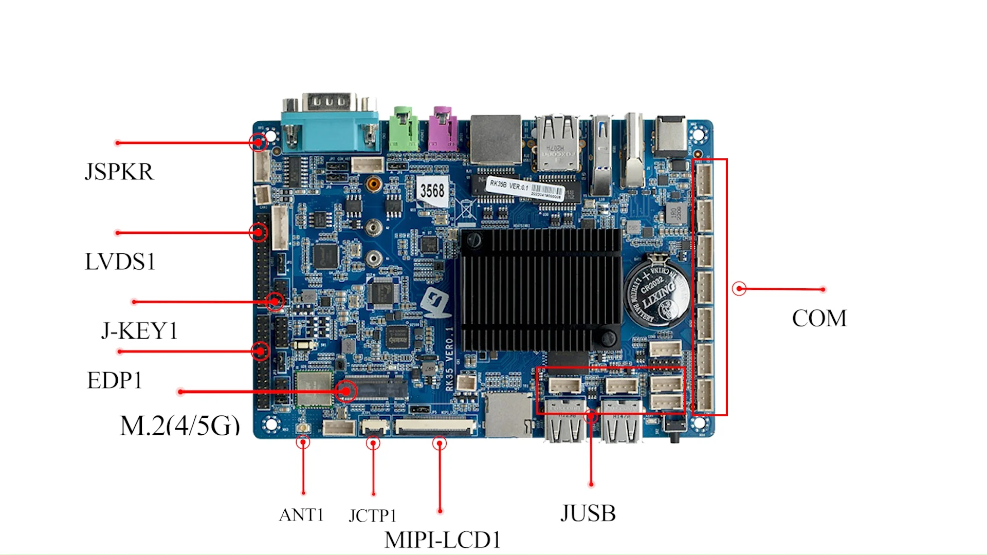 110 Linux Rk3568 Sbc Rockchip Rk3568 Motherboard With Cortex-a55 Hd ...