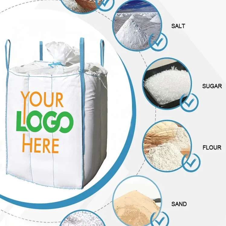 1Tonne 1.5Ton 2Ton Sift-proof Agricultural FIBC Baffle Jumbo Bags Woven ...