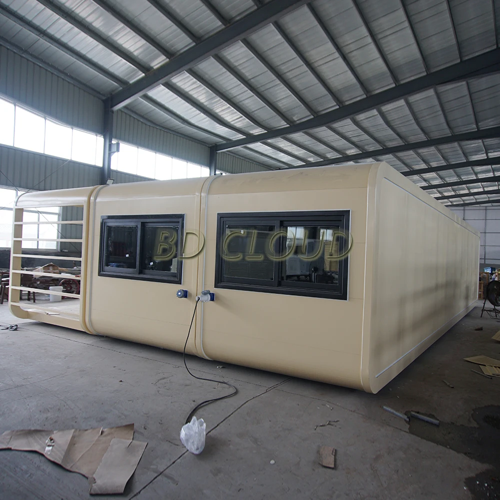 Luxury 40ft 20ft Movable Foldable Expandable Prefab Container House for ...