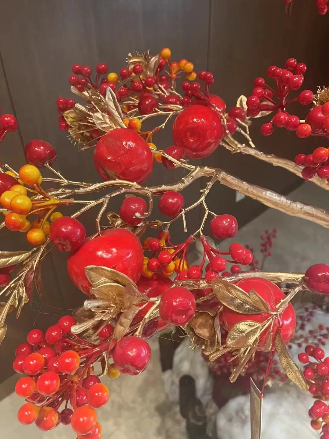 Artificial Berries Red Pip Berry Stems Spray for DIY Crafts Wreath ...