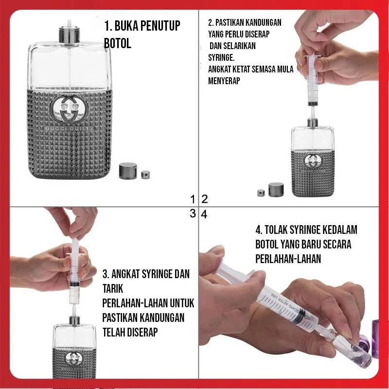 Plastic Perfume Needle-free Syringe, Perfume Separator, Perfume Filling ...