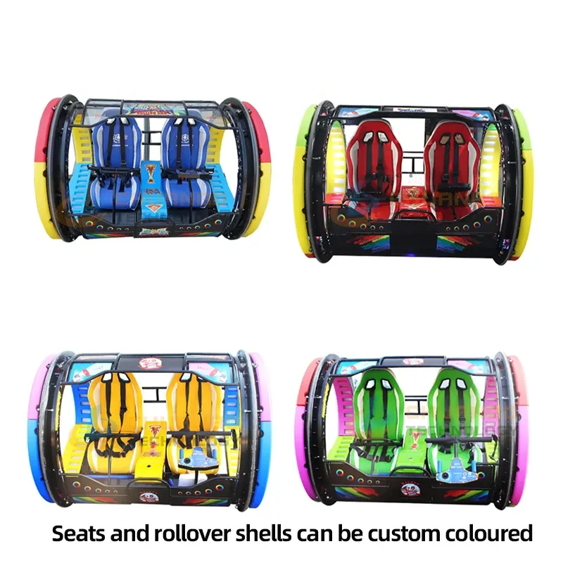 Hot Sales Carnival Amusement Park Rides Happy Double Players 360 Degree ...