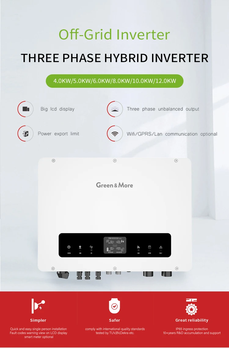 Wholesale Price 5000w 5kva Off Grid Hybrid Solar Inverter 3 Phase ...