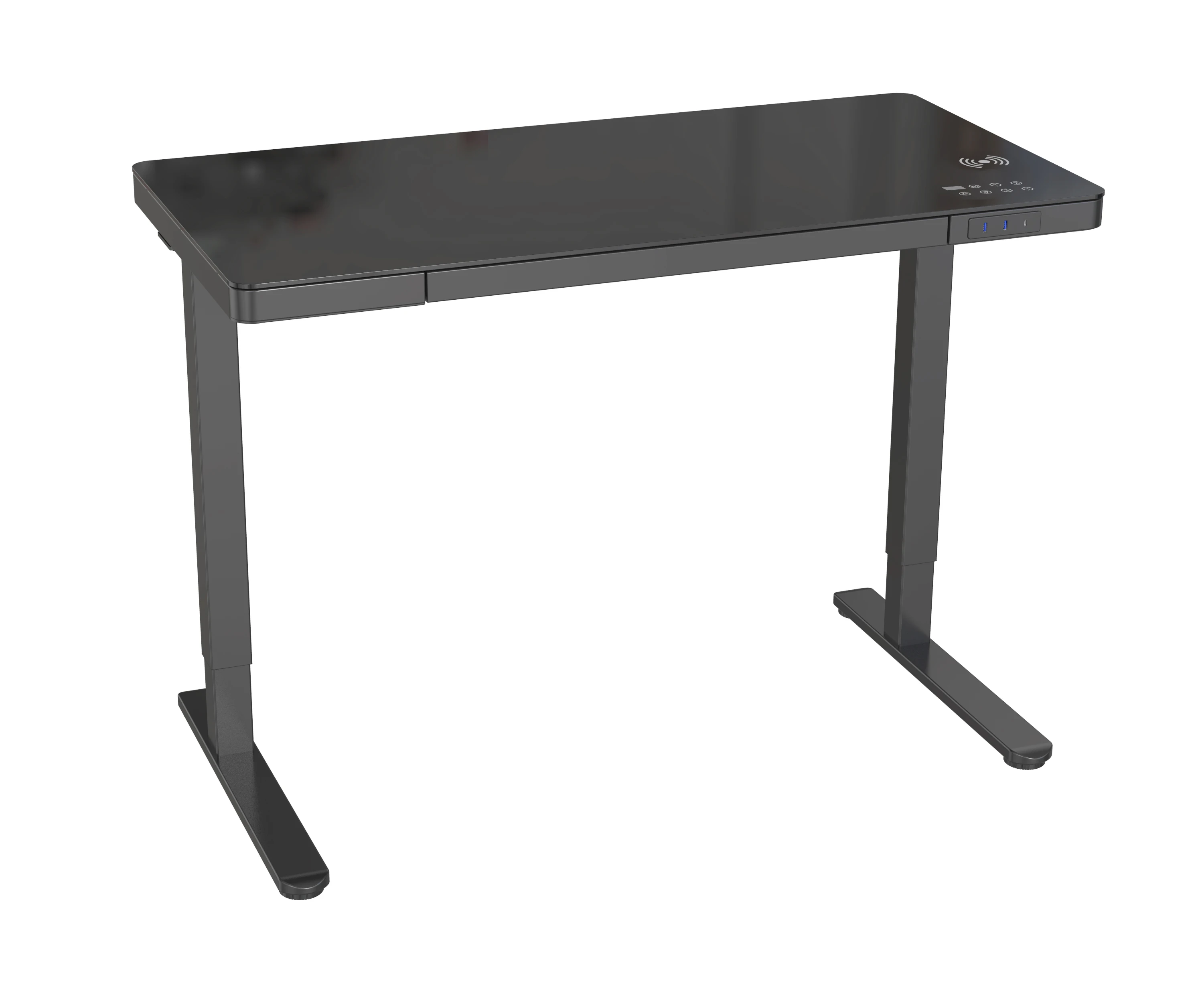 V-mounts Ergotech Ergonomic Smart Adjustable Sit Stand Desk With ...