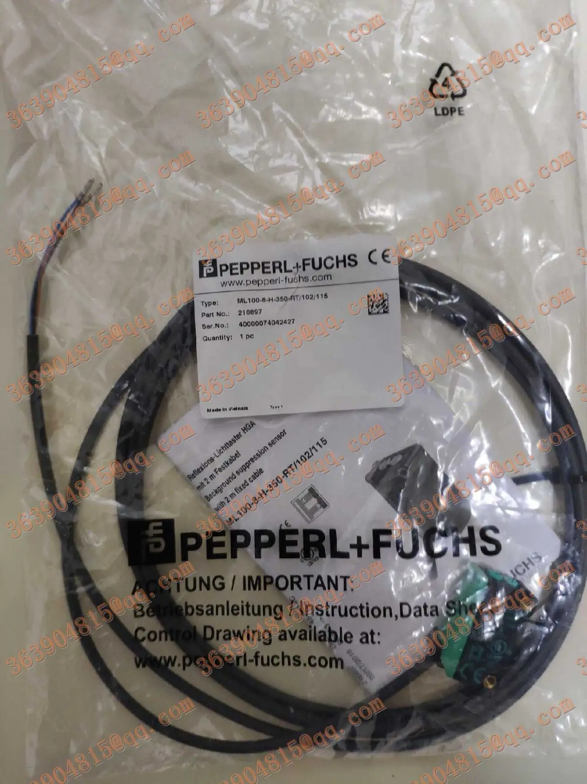 Brand New Original Photoelectric Sensor Ml100-55/102/115 Ml100-55/103 ...