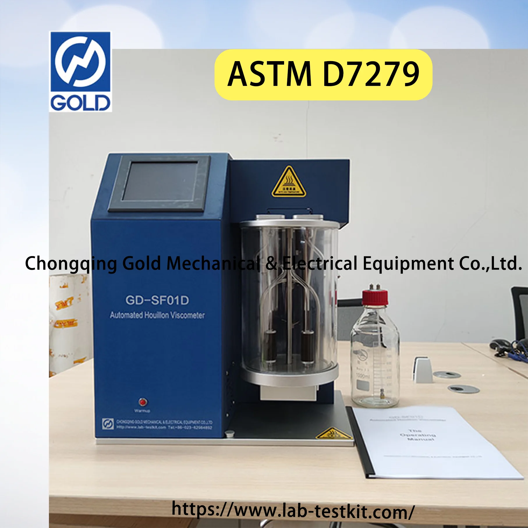 NEW Viscometer ASTM D7279 Automated Houillon Viscometer ASTM D445 ...
