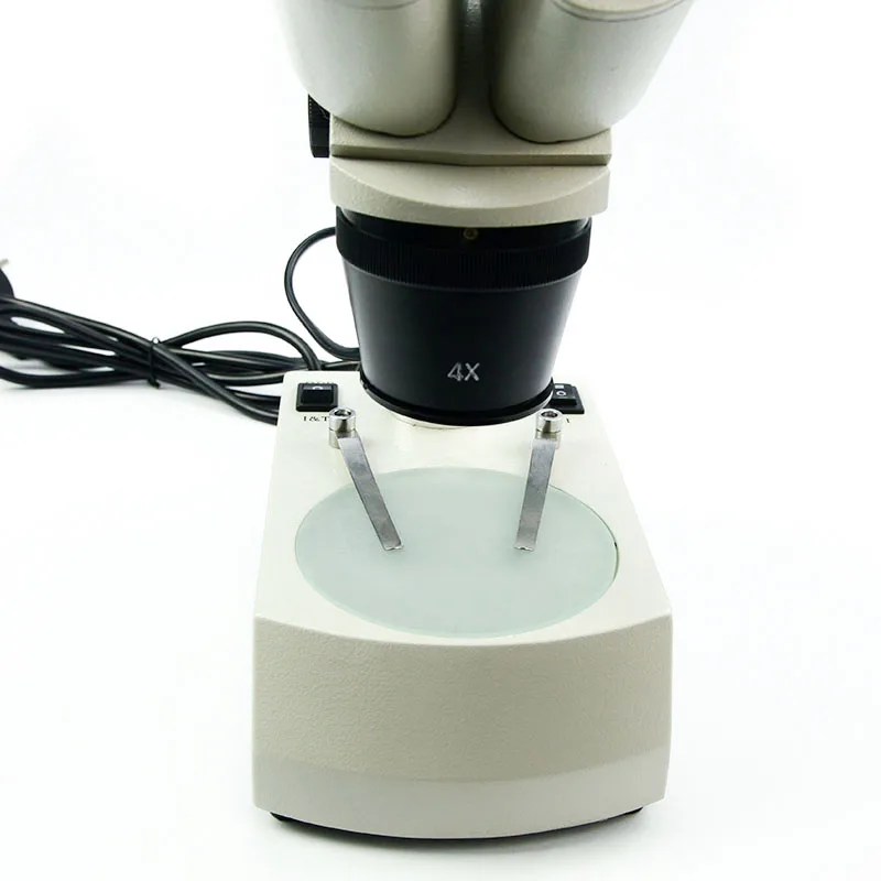 20x 40x Binocular Stereo Microscope W/ Top Bottom Led Lights For Pcb ...