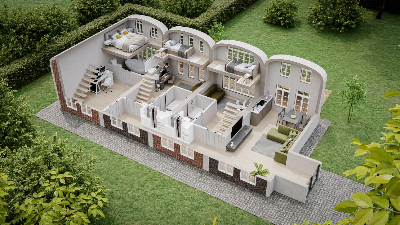 Modern Design Prefabricated EPS Dome House for Villas - OEM | Wholesale