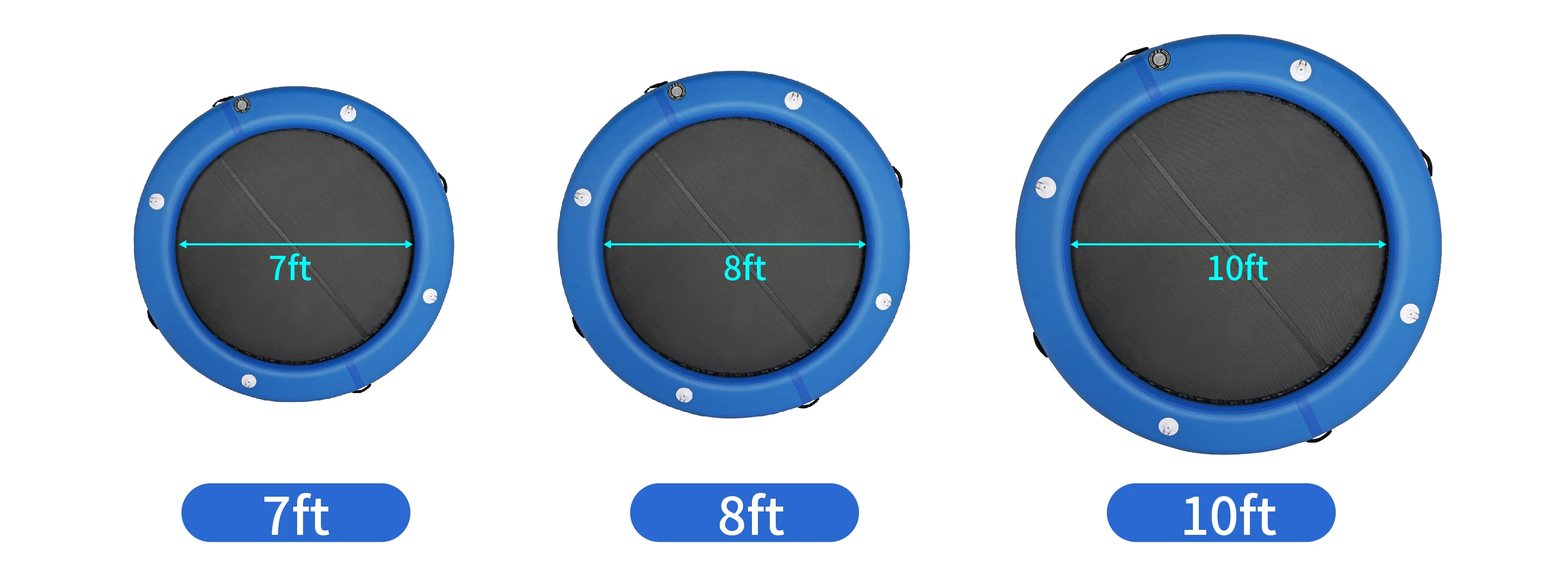 Waterraft Floating Circular Inflatable Dock Water Hammock